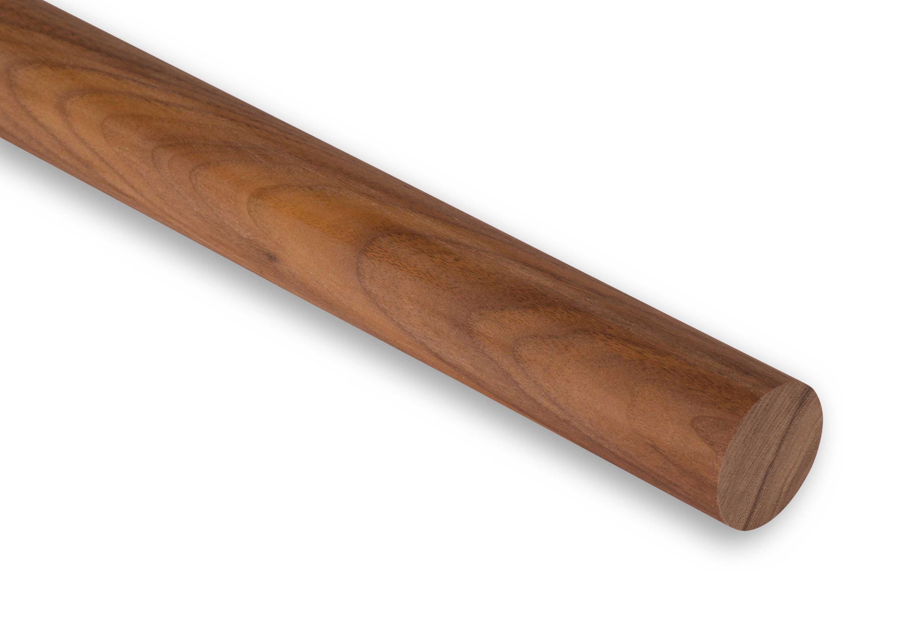 Handlauf Stab Rundholz Nussbaum geölt | handlauf.org